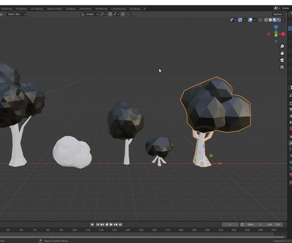 ArtStation - Low Poly tree Pack | Game Assets