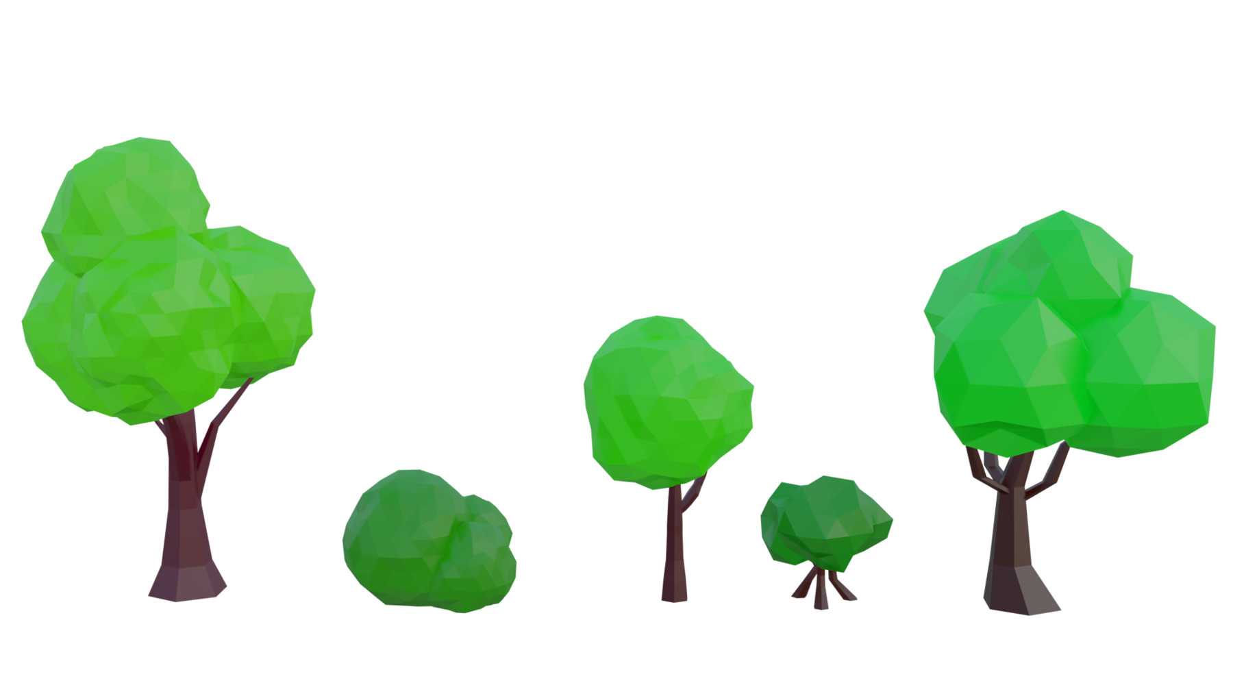 ArtStation - Low Poly tree Pack | Game Assets