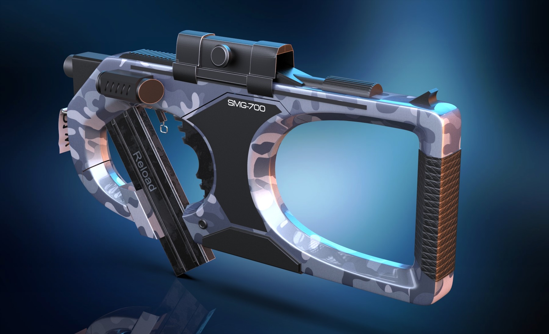 ArtStation - Modern SMG Gun | Game Assets