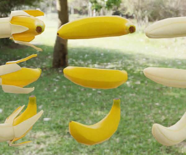 ArtStation - Banana 3D Model | Game Assets