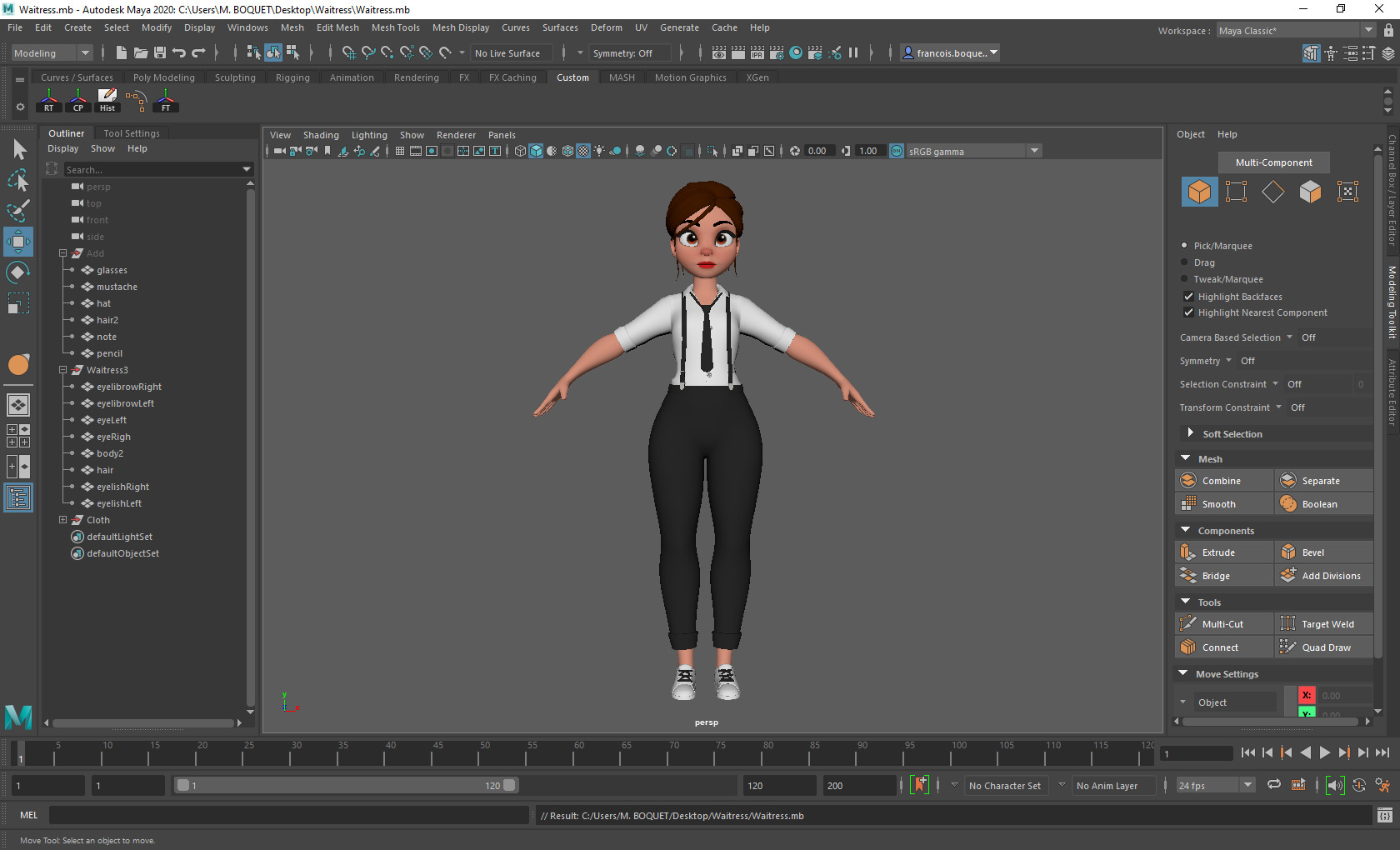 ArtStation - Waitress | Resources