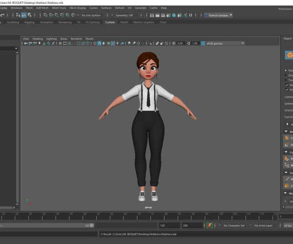 ArtStation - Waitress | Resources