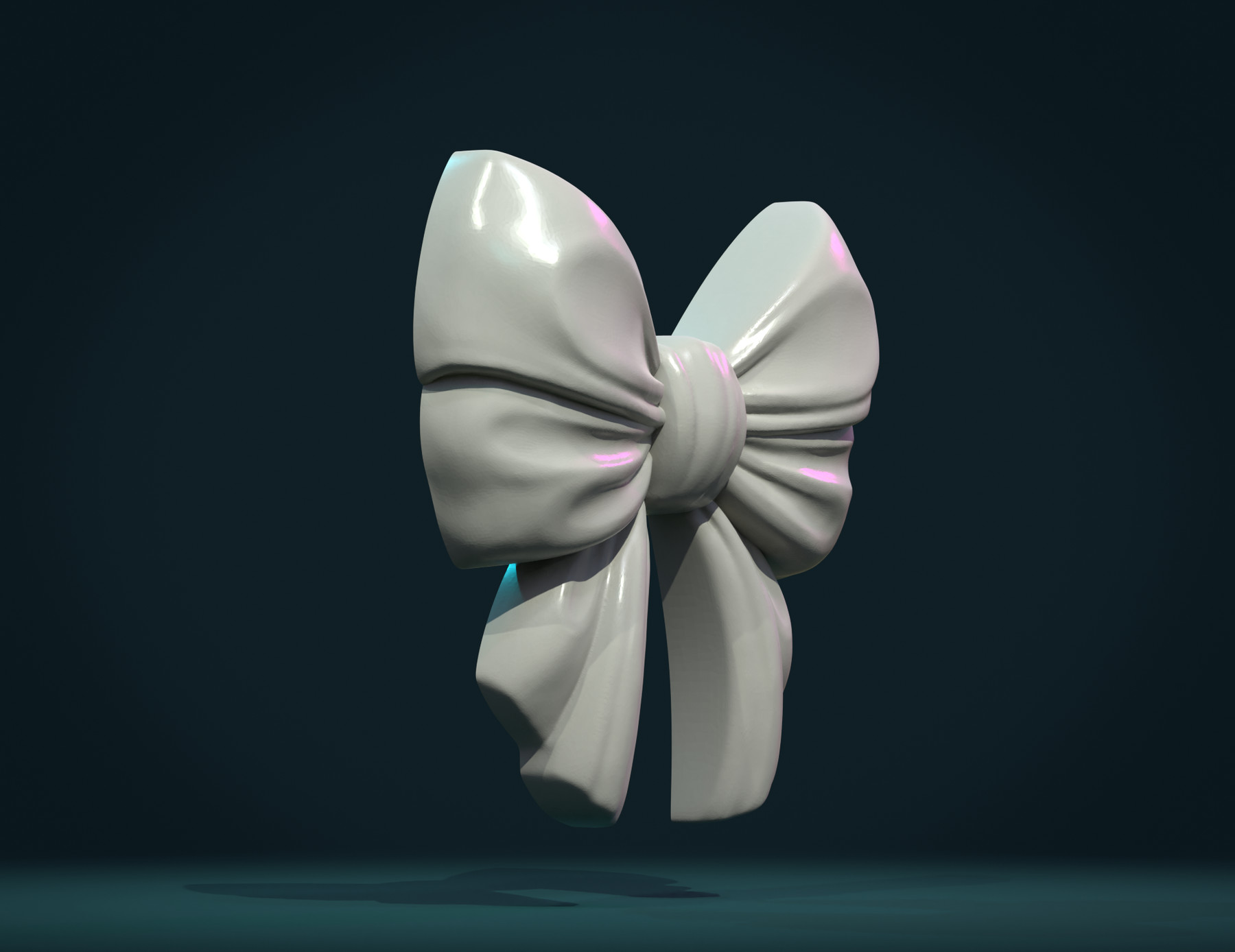 ArtStation - Bow Ribbon relief | Resources