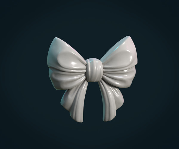 ArtStation - Bow Ribbon relief | Resources