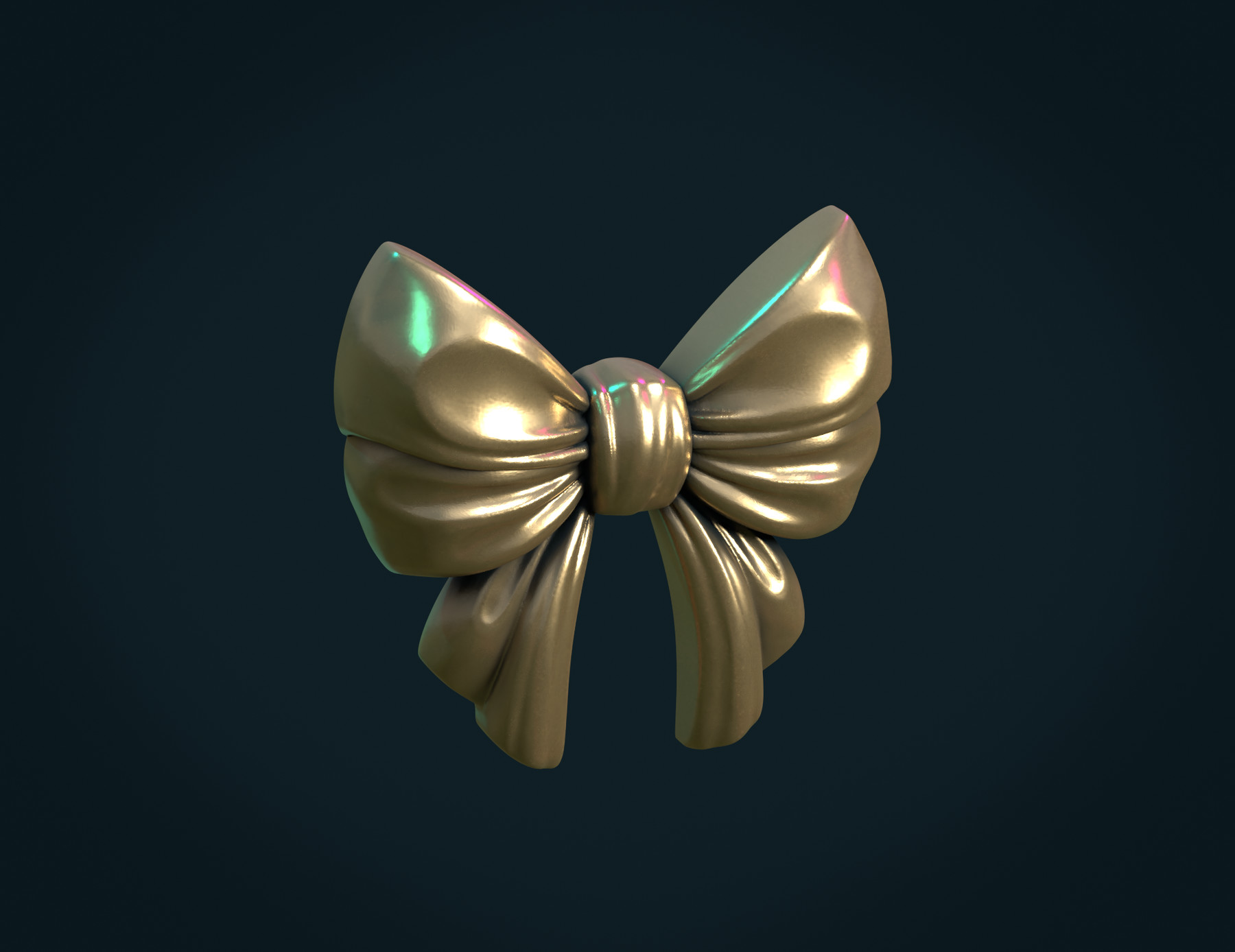 ArtStation - Bow Ribbon relief | Resources