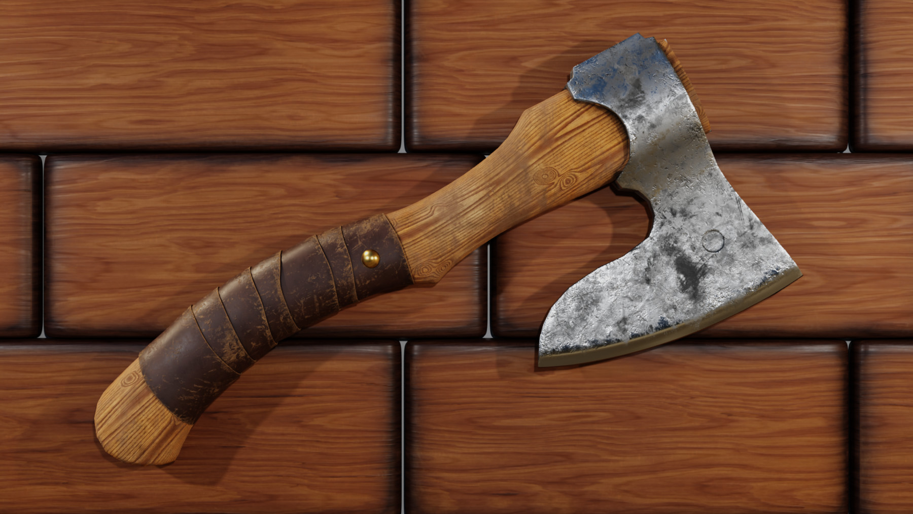 ArtStation - Axe low poly and high poly 3d model | Game Assets