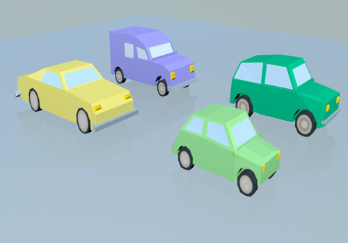 ArtStation - Low Poly Cars | Resources