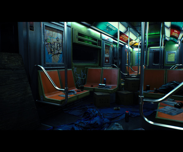 ArtStation - New York Train Asset Pack | Game Assets