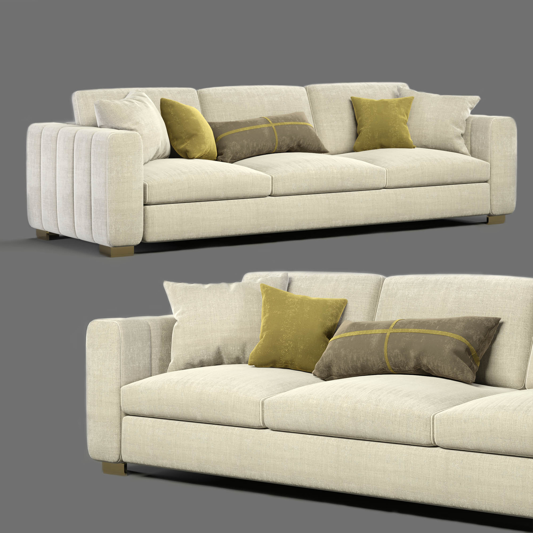 ArtStation - 3 different model of flexform sofa beauty | Resources