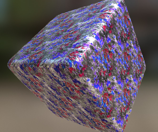 ArtStation - Black, Purple, Red and Blue Oxyded Metal Texture | Game Assets