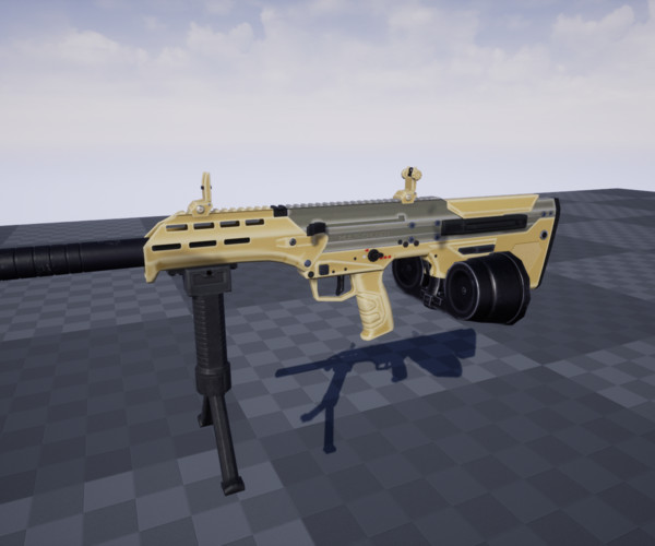 ArtStation - Modular Bullpup Rifle- Standard Variant | Game Assets