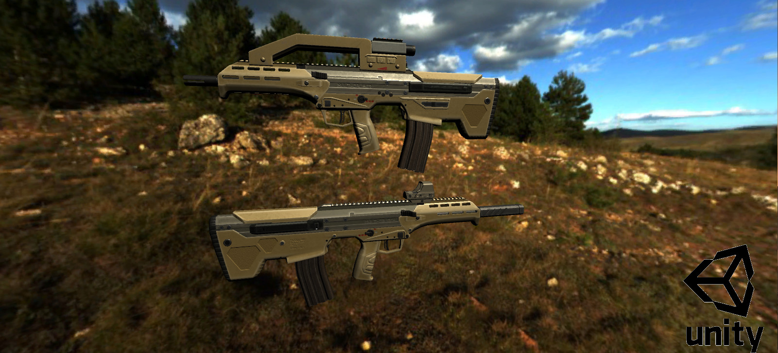 ArtStation - Modular Bullpup Rifle- Standard Variant | Resources