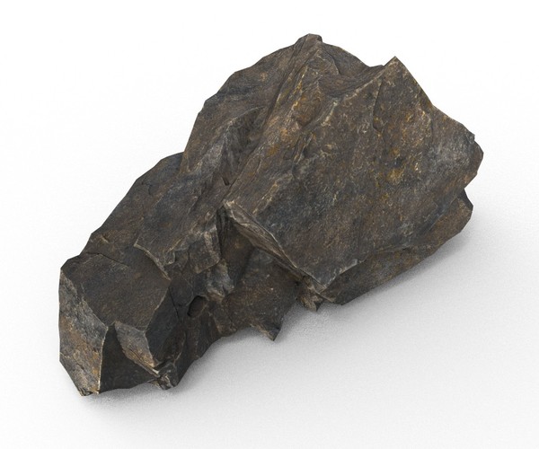 ArtStation - Low poly Black Granite Rock Formation Pack 200207 | Game ...