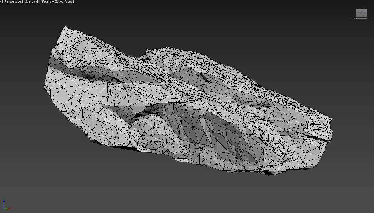 ArtStation - Low poly Black Granite Rock Formation Pack 200207 | Game ...