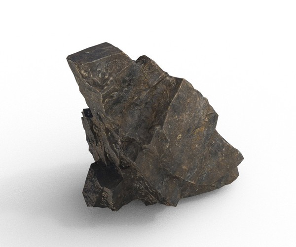 ArtStation - Low poly Black Granite Rock Formation Pack 200207 | Game ...