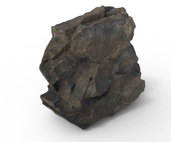 ArtStation - Low poly Black Granite Rock Formation Pack 200207 | Game ...