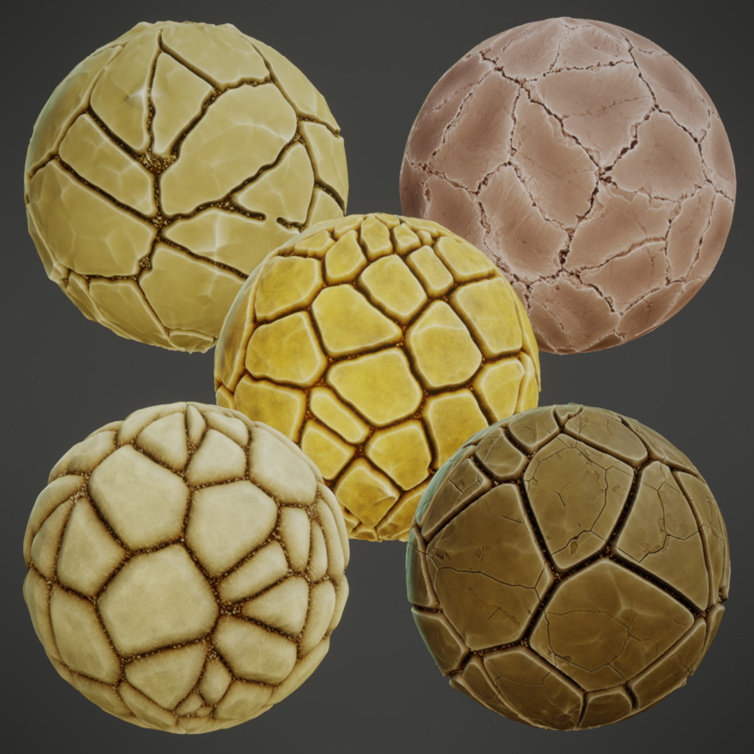 ArtStation - Stylized PBR Textures Bundle | Game Assets