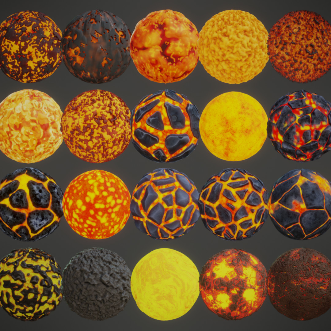 ArtStation - Stylized PBR Textures Bundle | Game Assets