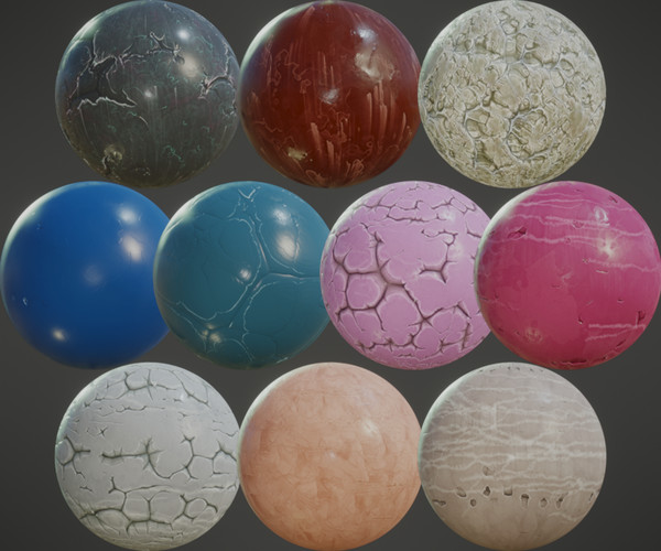 ArtStation - Stylized PBR Textures Bundle | Game Assets