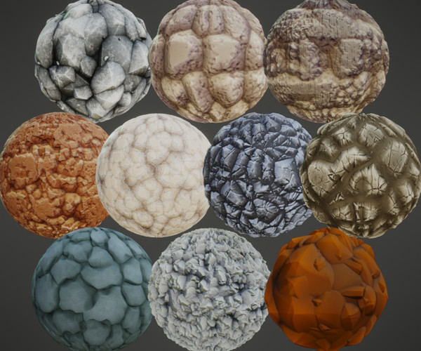ArtStation - Stylized PBR Textures Bundle | Game Assets