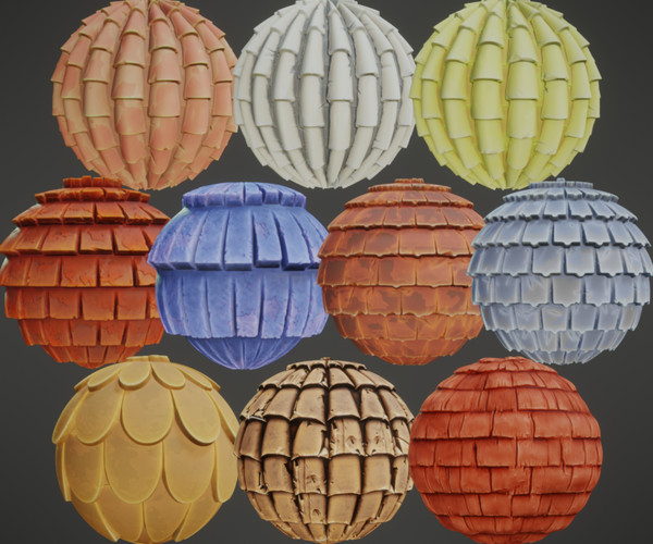 ArtStation - Stylized PBR Textures Bundle | Game Assets