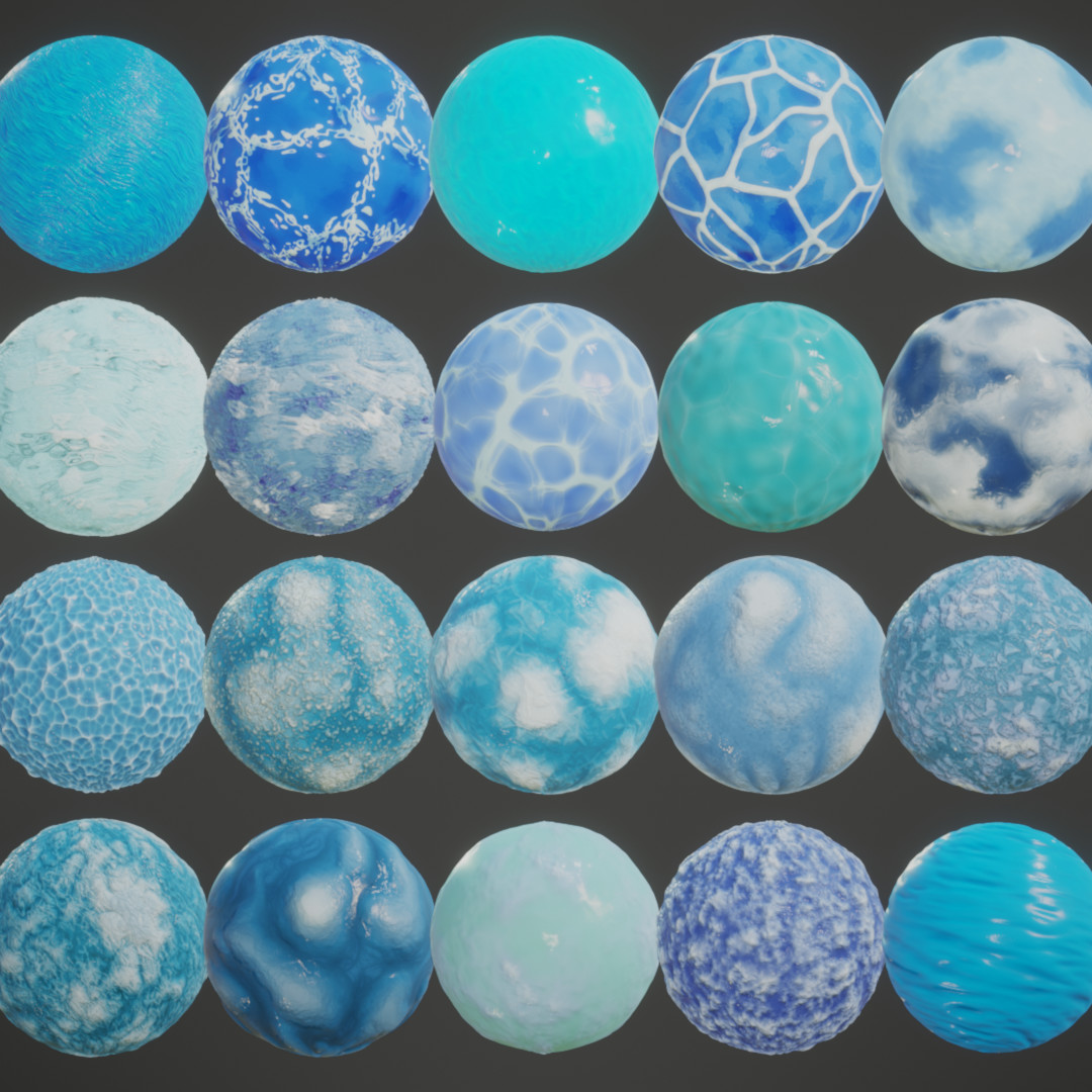 ArtStation - Stylized PBR Textures Bundle | Game Assets