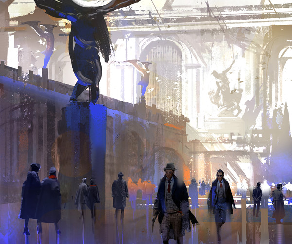 ArtStation - Creating a Dynamic Mood Scene Using Minimal Reference ...