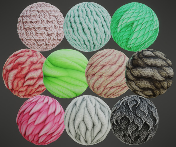 ArtStation - Stylized Fur Textures Bundle | Resources