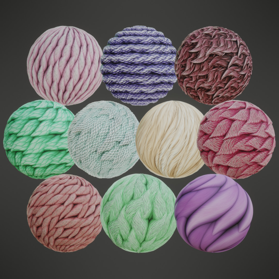 ArtStation - Stylized Fur Textures Bundle | Resources
