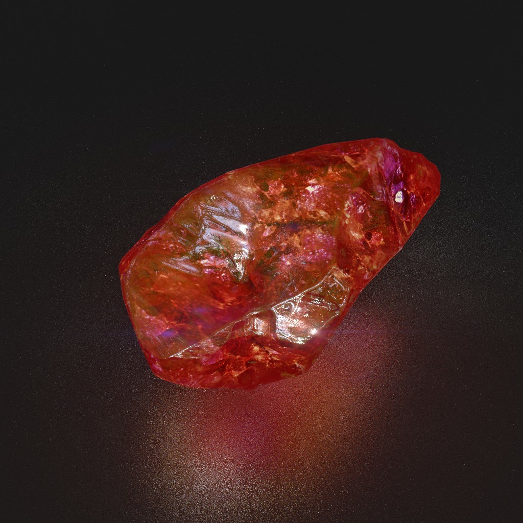 ArtStation - Low poly Red Gemstone Pack 200115 | Game Assets