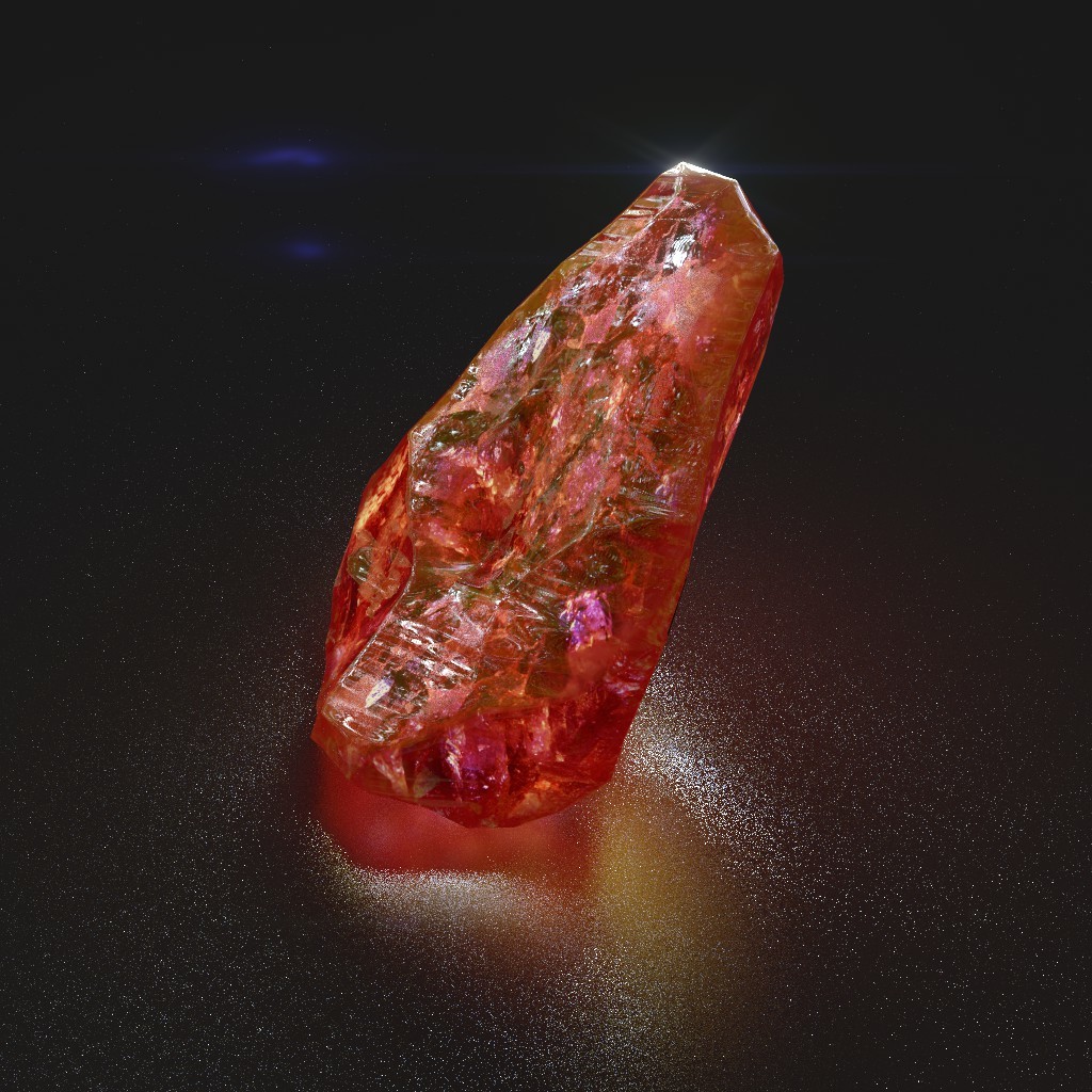 ArtStation - Low poly Red Gemstone Pack 200115 | Game Assets