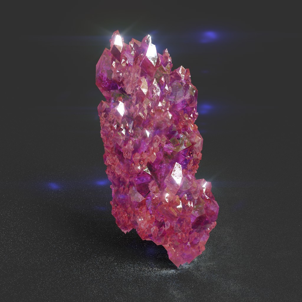 ArtStation - Low Poly Pink Crystal Gemstone Pack 200112 | Game Assets