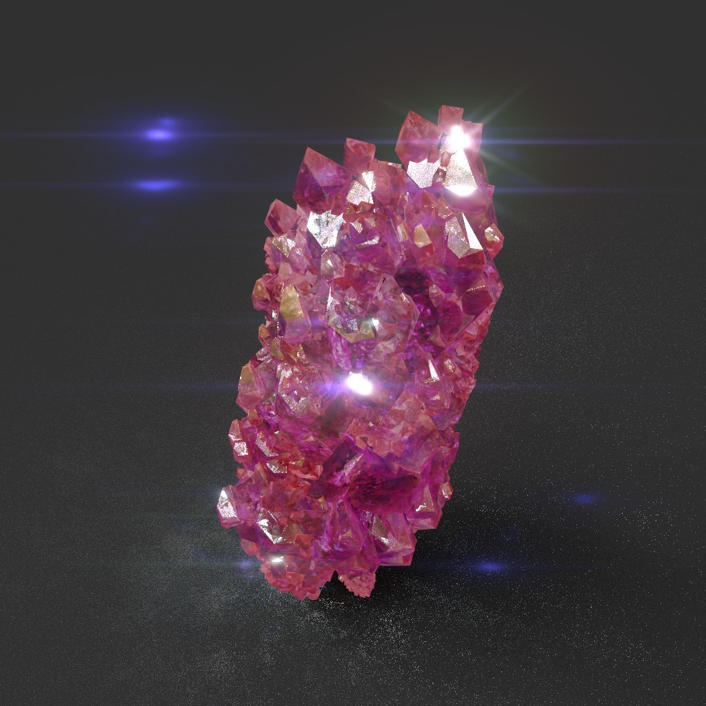 ArtStation - Low Poly Pink Crystal Gemstone Pack 200112 | Game Assets