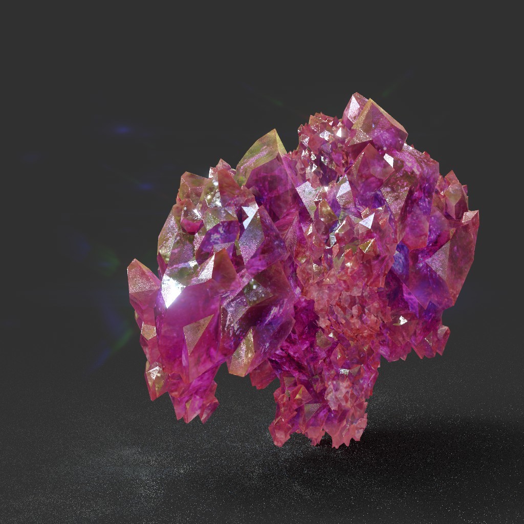 ArtStation - Low Poly Pink Crystal Gemstone Pack 200112 | Game Assets
