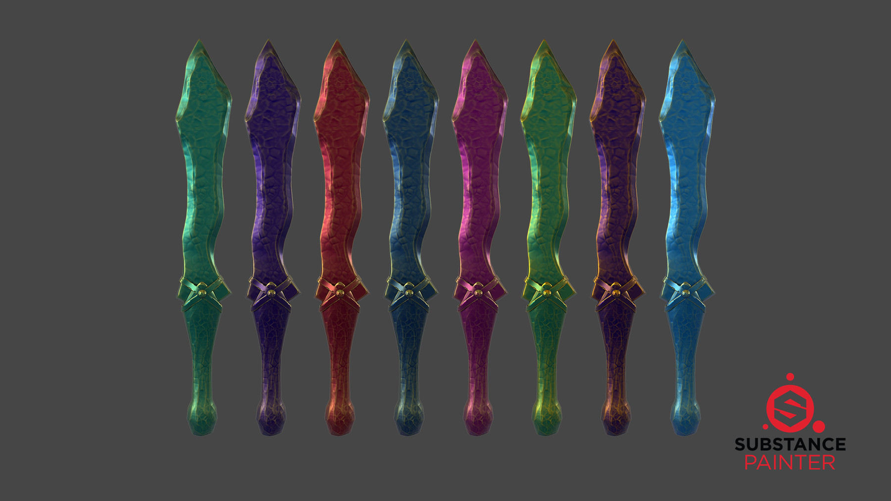 ArtStation - Stylized Metal - 19 Smart Materials | Resources