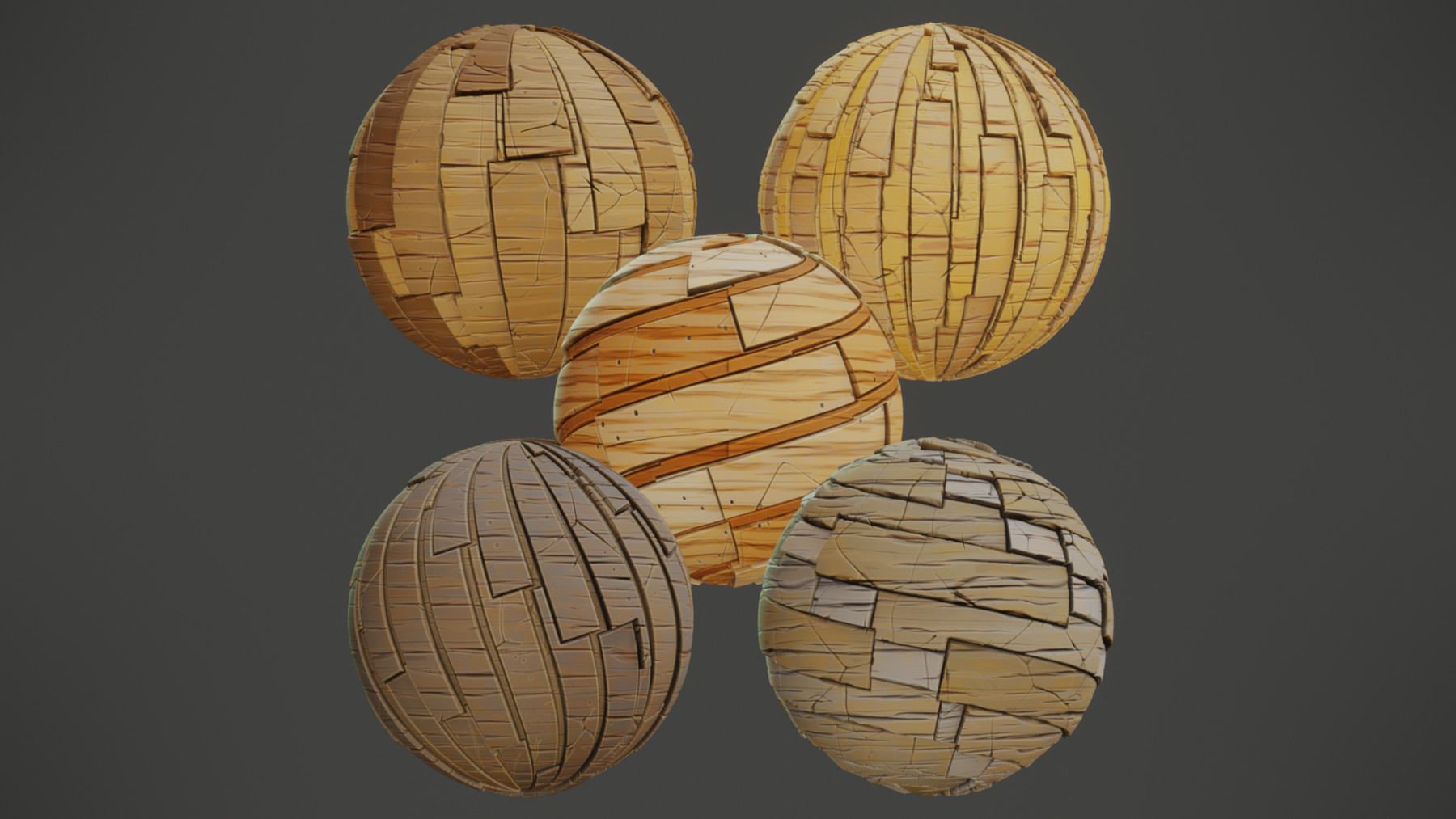 ArtStation - Stylized PBR Wood Planks Textures | Resources