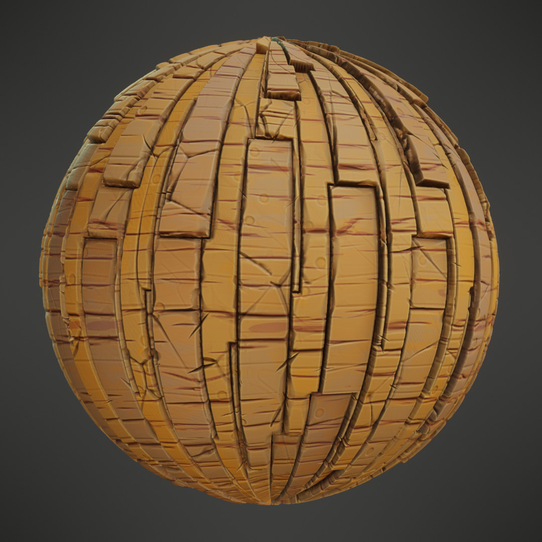 ArtStation - Stylized PBR Wood Planks Textures | Resources