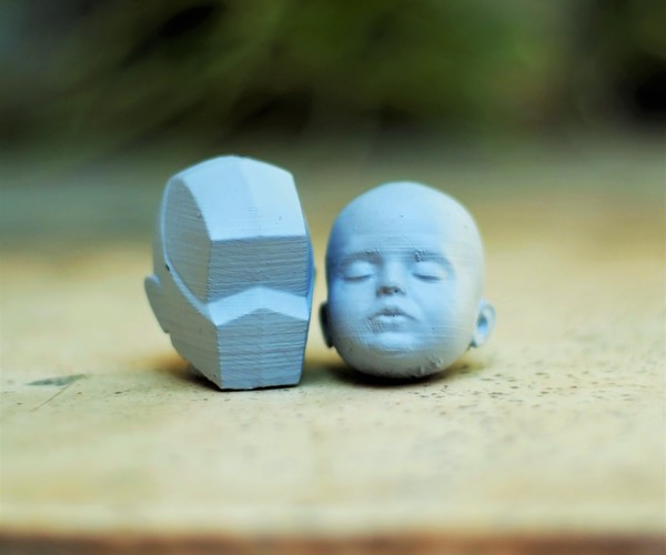 ArtStation - Planes of the baby head + Sample Mesh | Resources