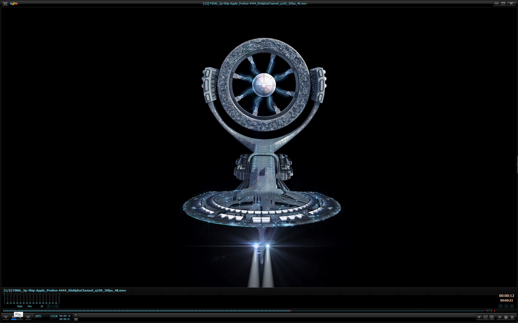 ArtStation - Alien Spaceship (4K, Alpha Channel) | Resources