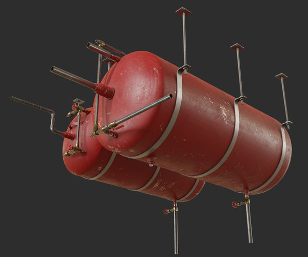 ArtStation - Absorption Chiller & Pressure Tank | Resources