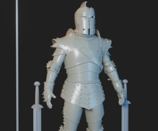 ArtStation - Knight 04 for 3D printing | Resources