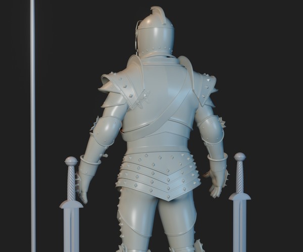ArtStation - Knight 04 for 3D printing | Resources
