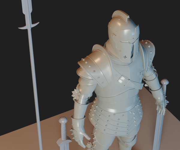 ArtStation - Knight 04 for 3D printing | Resources ArtStation - Knight 04 for 3D printing | Resources