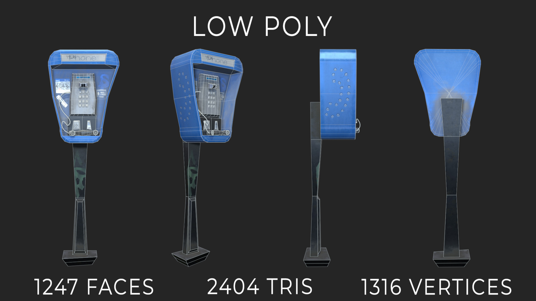 ArtStation - Stylised Payphone | Game Assets