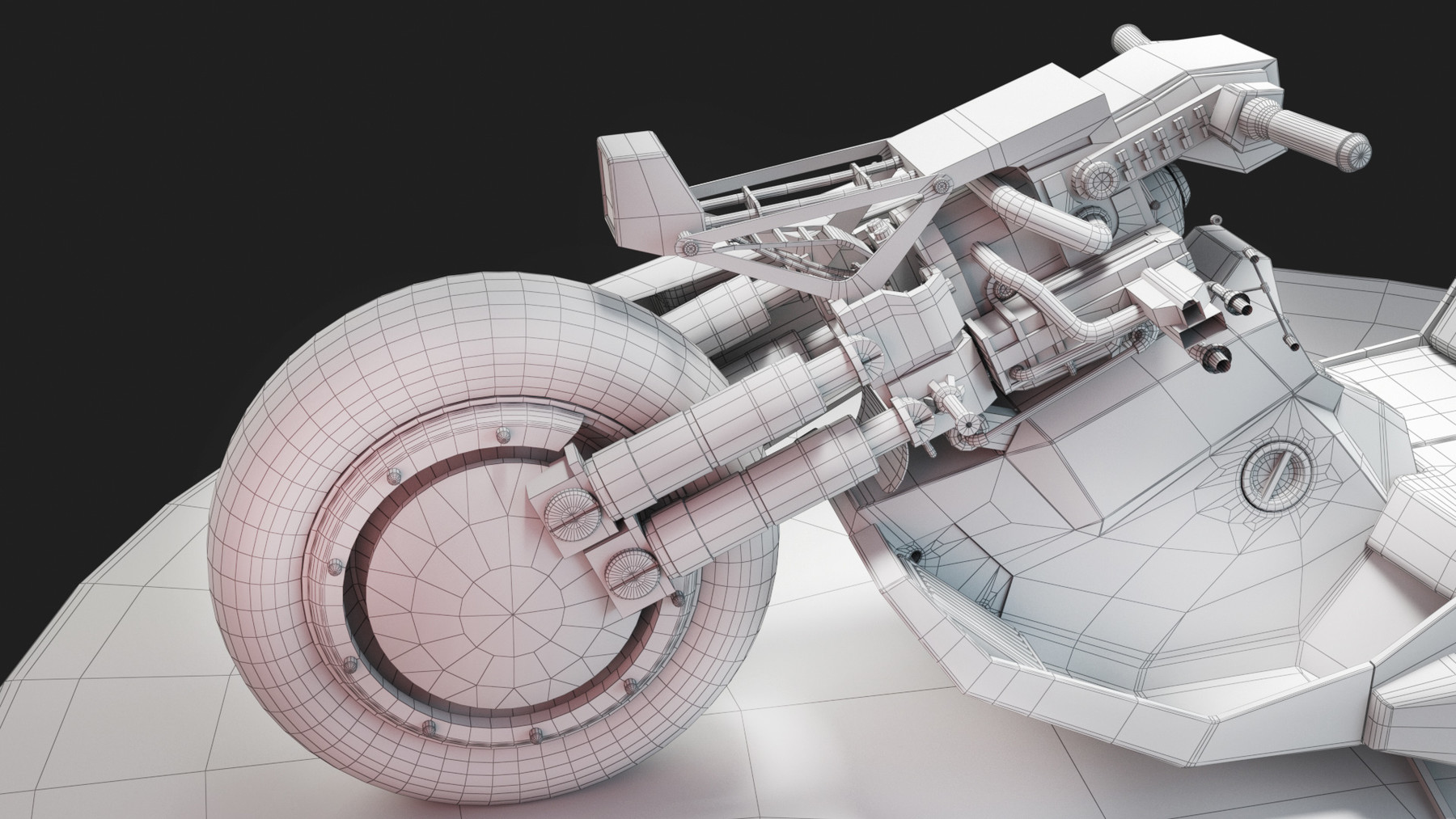 ArtStation - Akira Motorcycle Low-poly 3D model | Resources