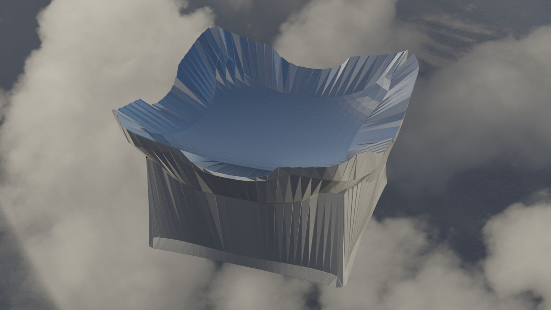 ArtStation - Silver Futuristic Cubic Autel | Game Assets