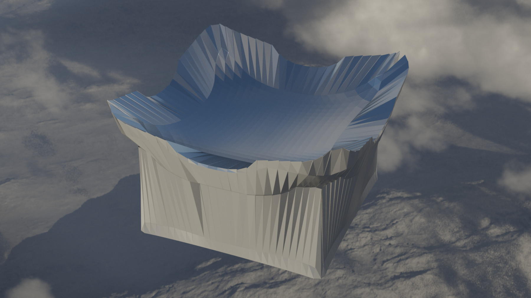 ArtStation - Silver Futuristic Cubic Autel | Game Assets