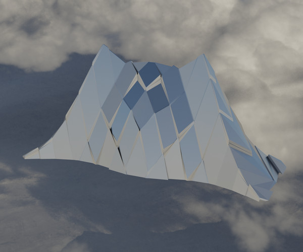 ArtStation - Silver Peak Structure Wall | Game Assets