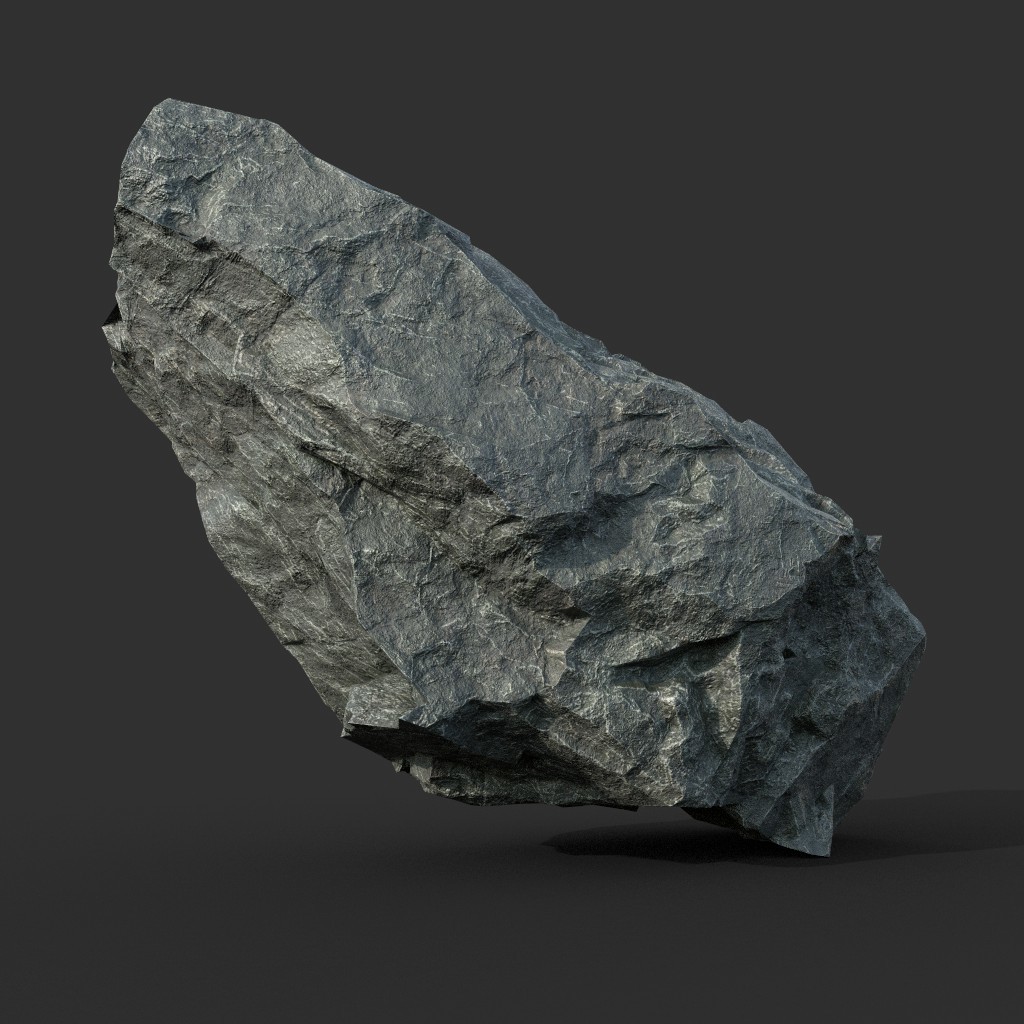 ArtStation - Sharp Rock Formation Pack A 191226 - Black | Game Assets