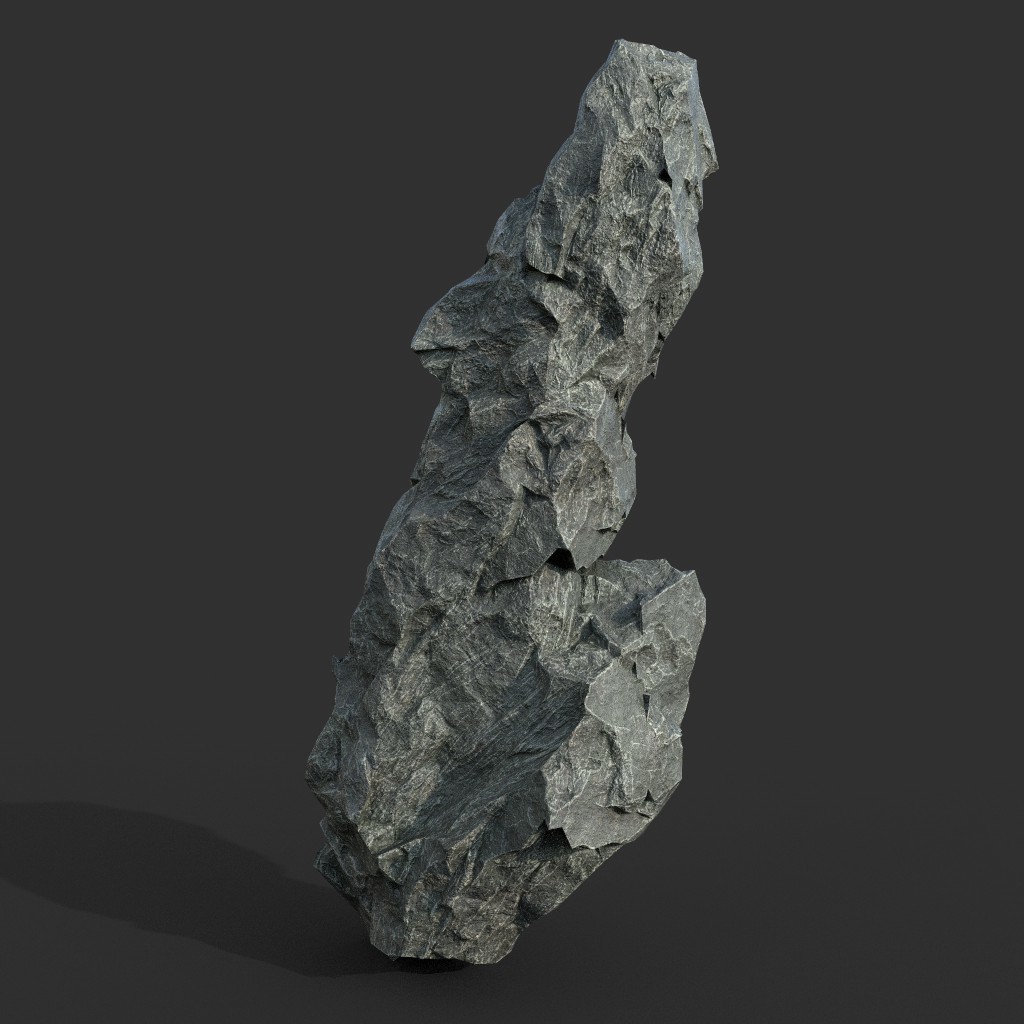 ArtStation - Sharp Rock Formation Pack A 191226 - Black | Game Assets